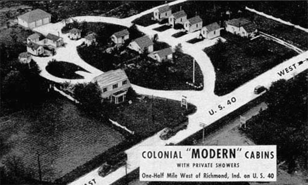 U.S. Route 40 - Cottages, Motor Courts and Motels - Indiana